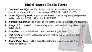 MULTI TESTER-TEST INSTREUMENT-FOR RAC SERVICING- | PPTX