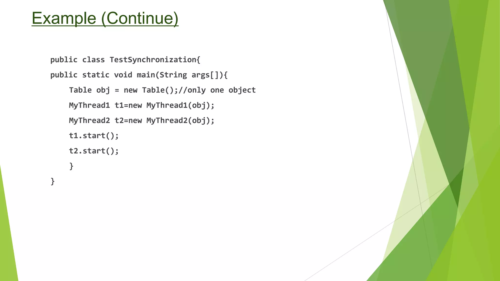 Multithread Programing in Java | PPT
