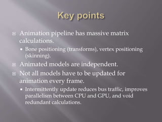 Gamedev: Multi-threaded animate model | PPT