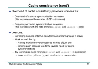 Multi-threaded Performance Pitfalls | PDF | Web Development | Internet