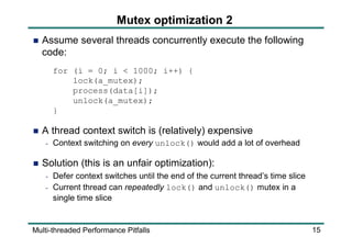 Multi-threaded Performance Pitfalls | PDF | Web Development | Internet