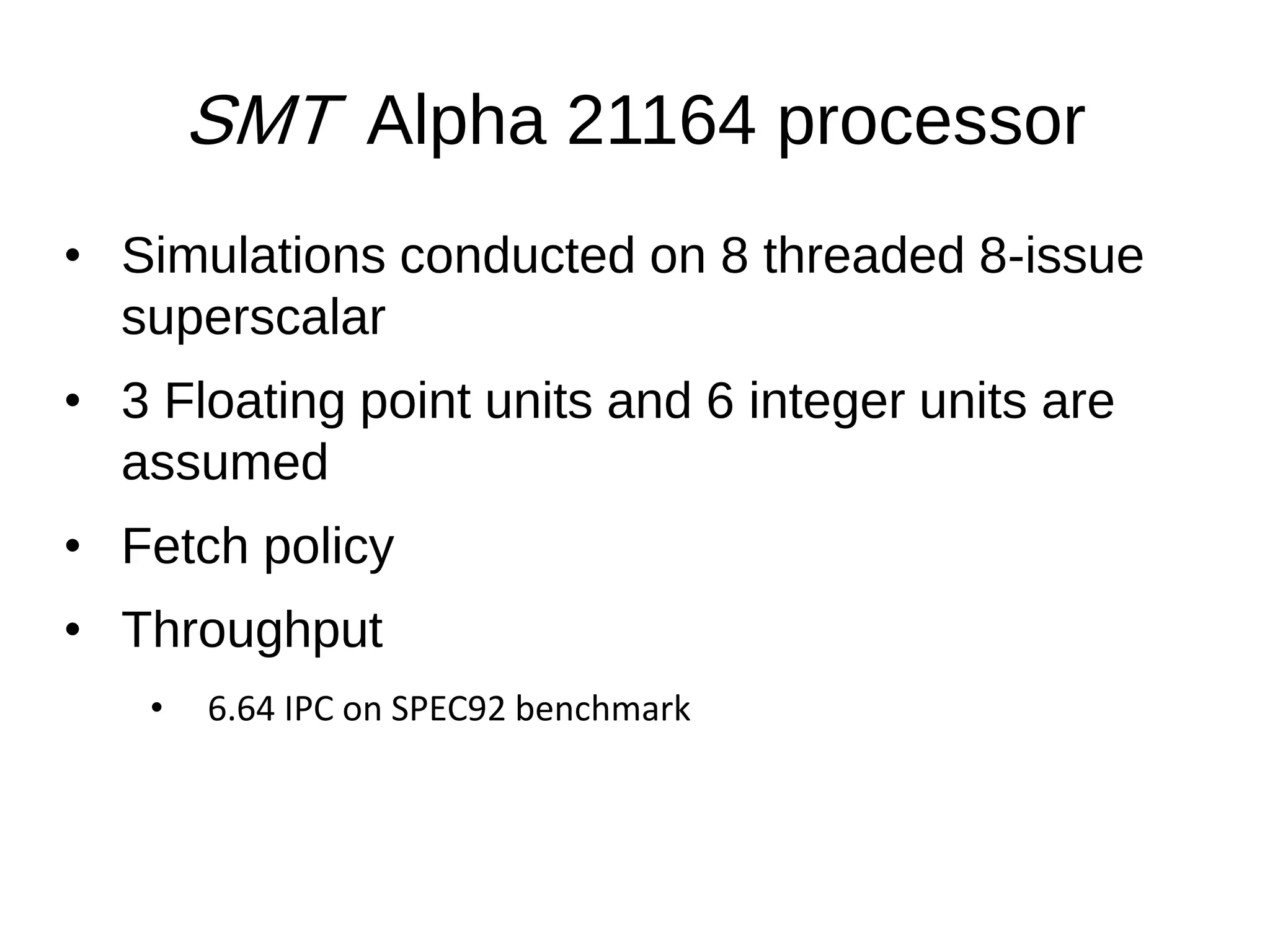 Multithreaded Processors Ppt Ppt