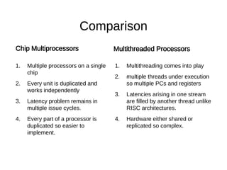 Multithreaded processors ppt | PDF
