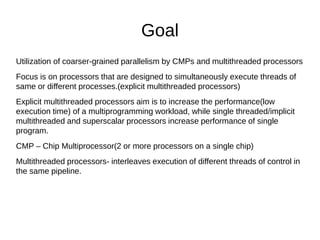 Multithreaded processors ppt | PDF