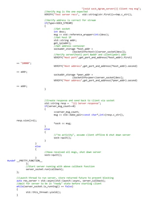 Multithreaded sockets c++11 | PDF | Programming Languages | Computing
