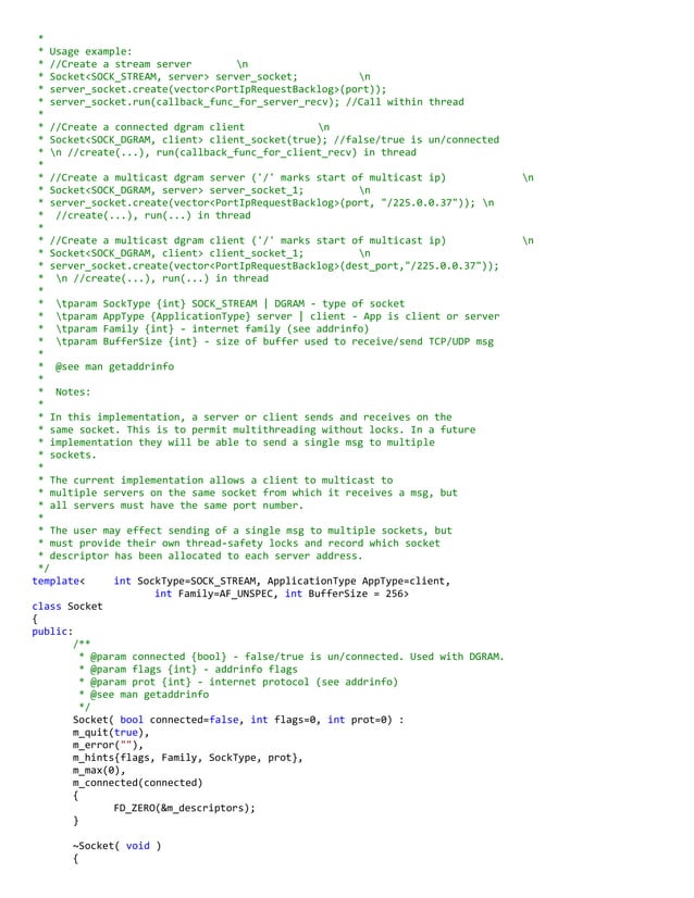 Multithreaded Sockets C11 Pdf