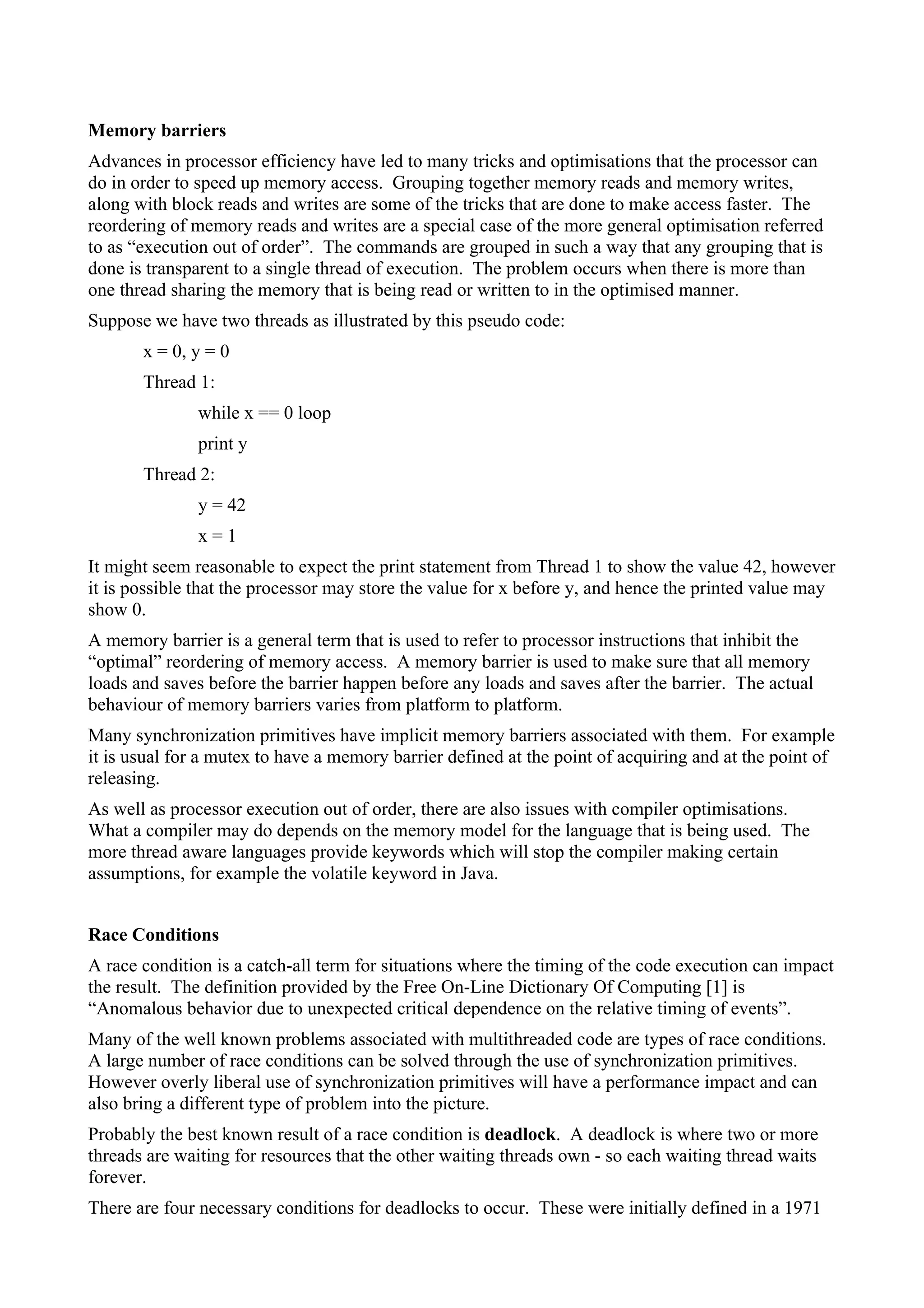 Multithreading 101 | PDF