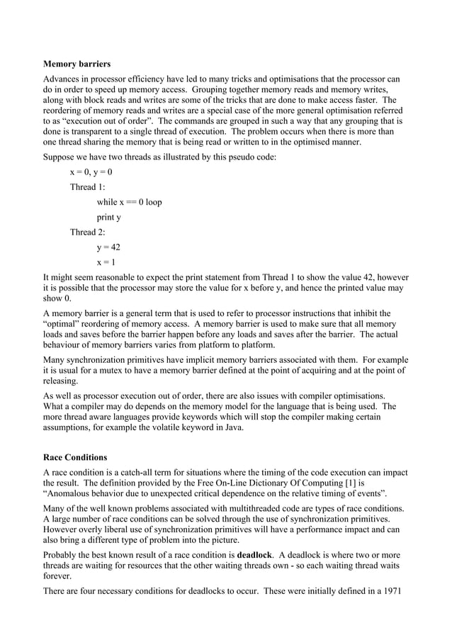 Multithreading 101 Pdf
