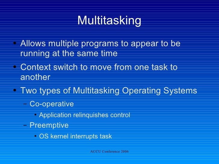 Multithreading 101 