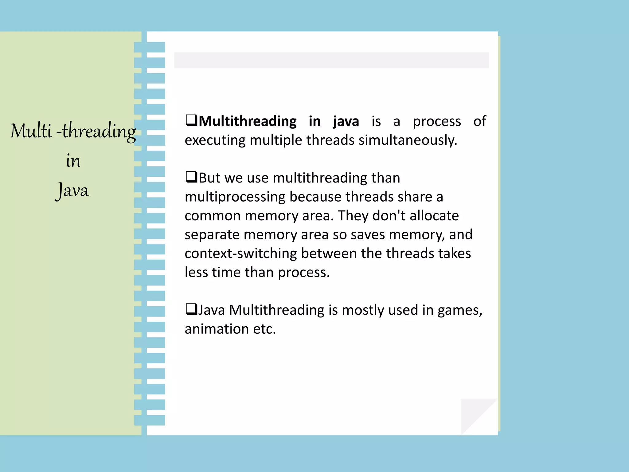 Multi threading | PPTX