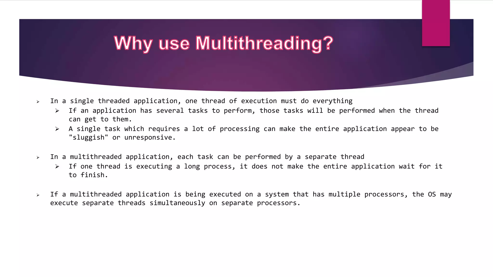 Multithreading | PPT