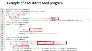 Multithreading in java | PPTX | Computing | Technology & Computing