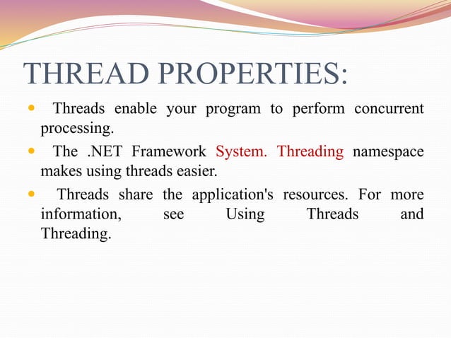 Multithreading | PPT