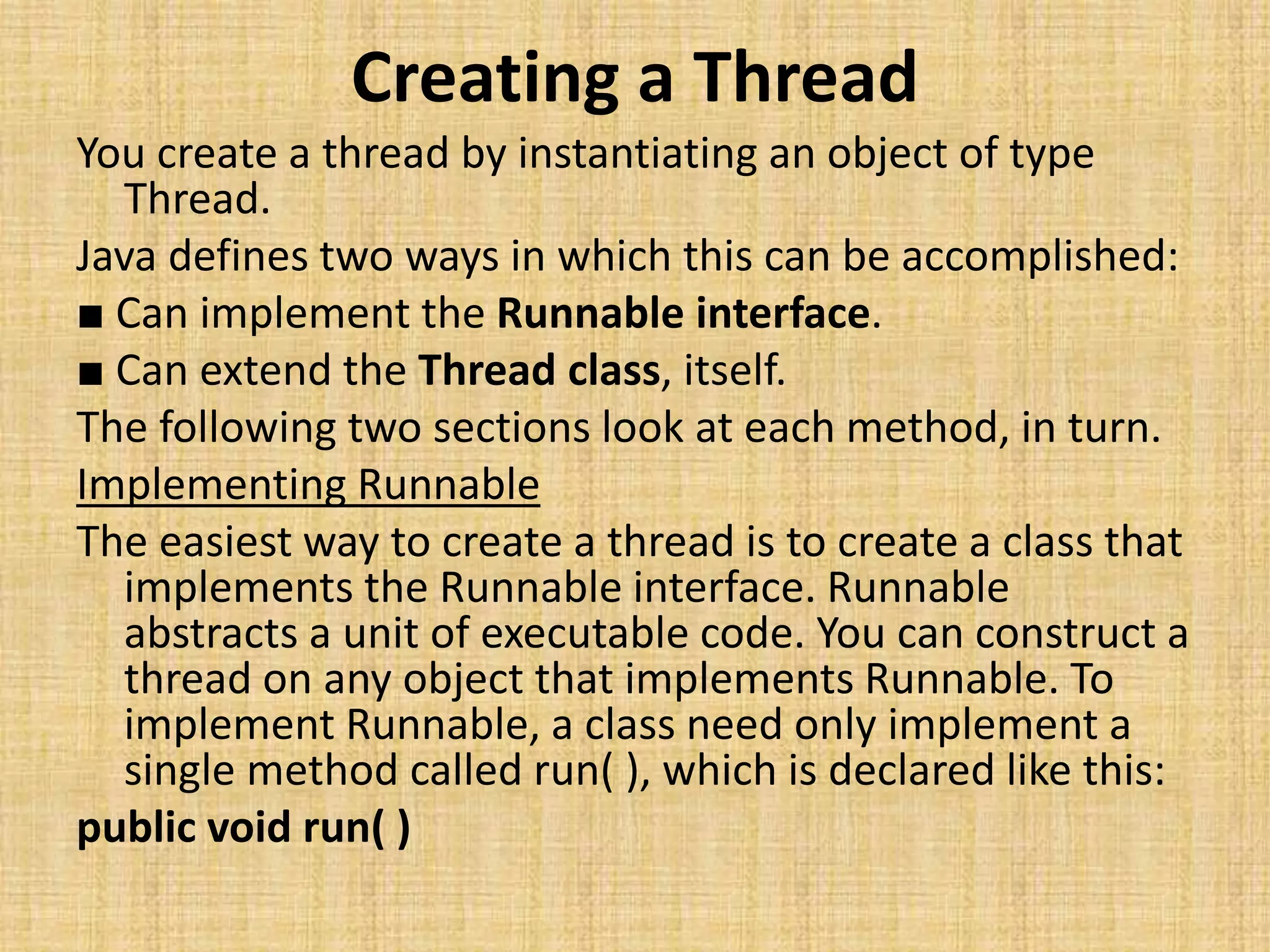 Multithreading | PPTX