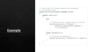 JAVA Multithreading | PPTX