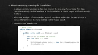 JAVA Multithreading | PPTX