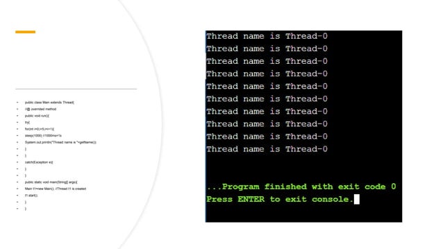Multi threading | PPT