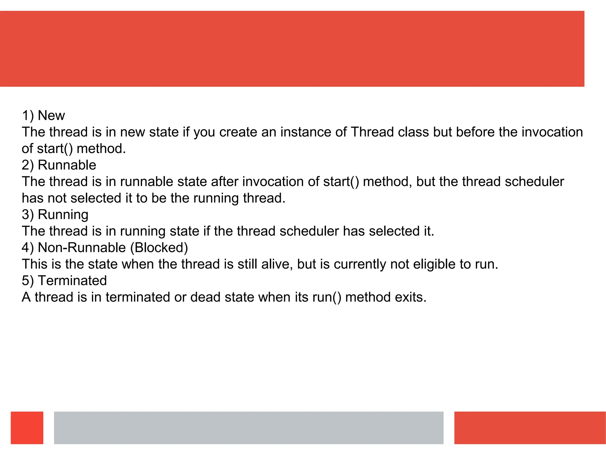 Multithreading In Java Object Oriented Programming Language Ppt