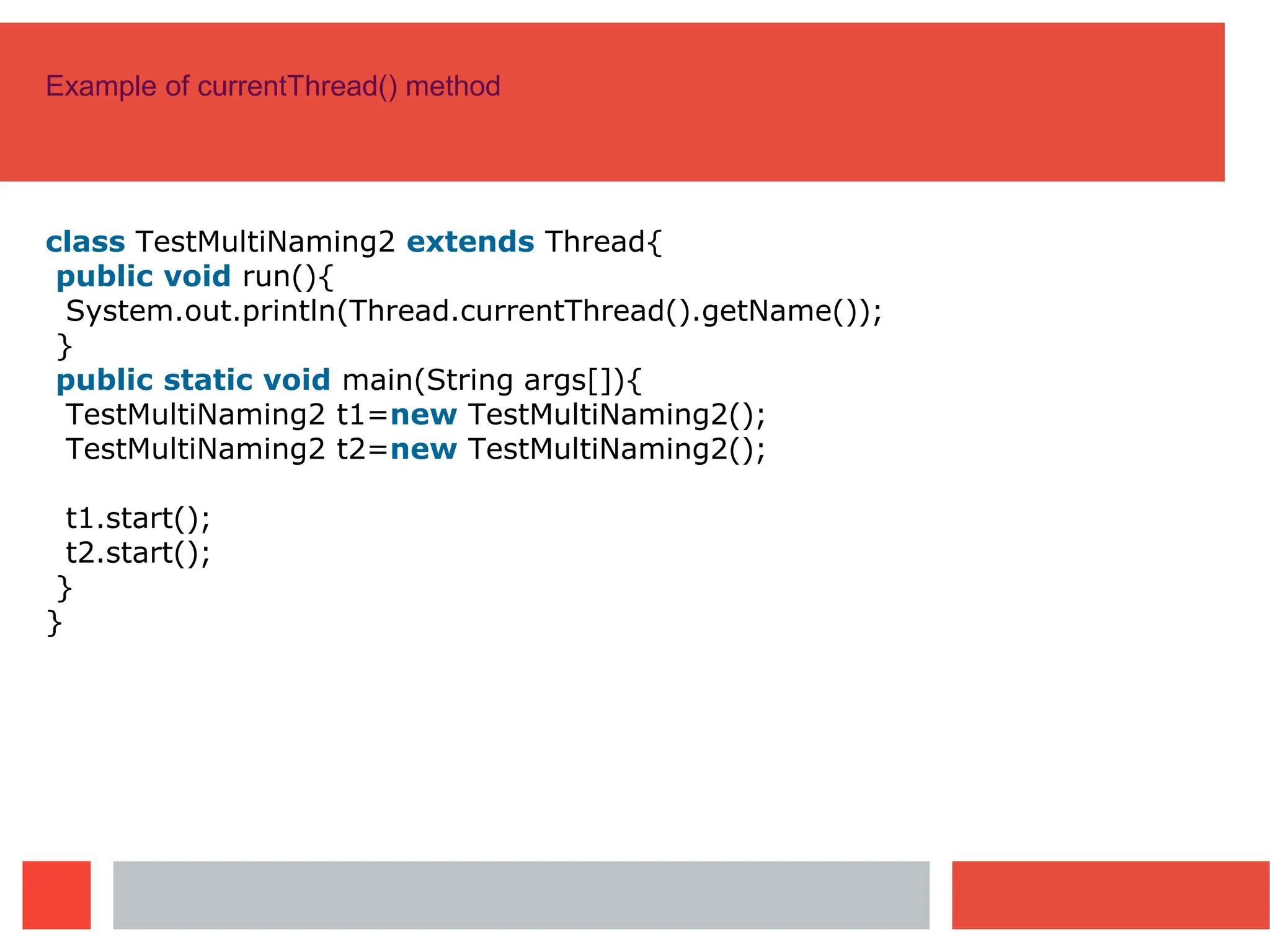 Multithreading In Java Object Oriented Programming Language Ppt