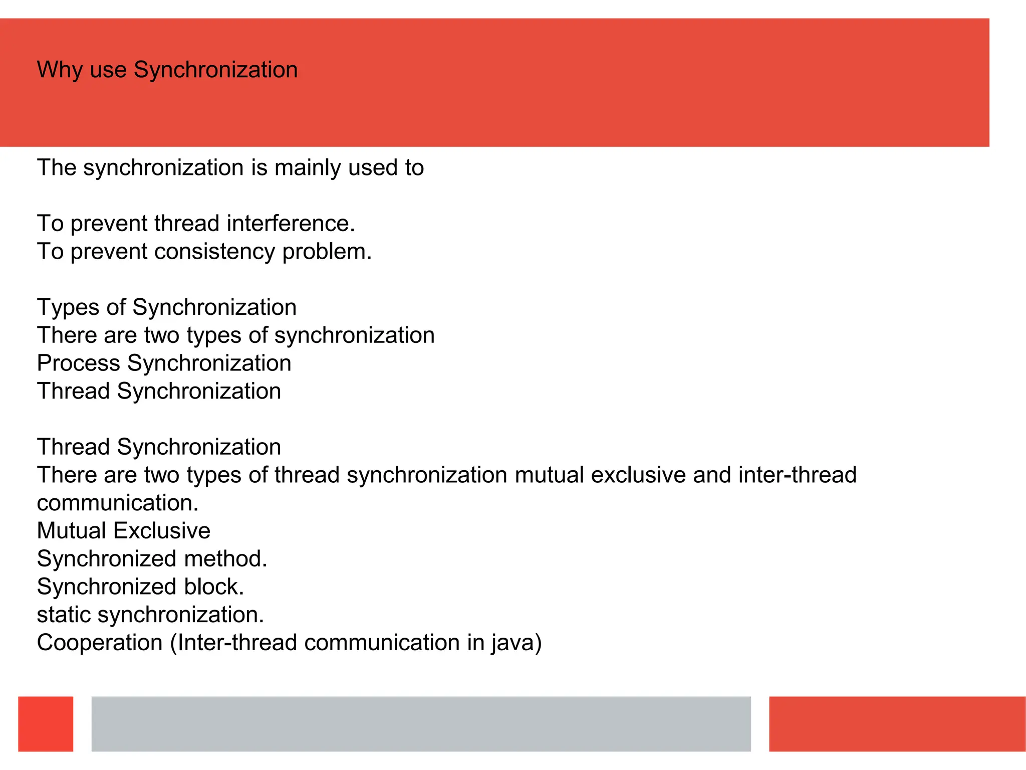 Multithreading In Java Object Oriented Programming Language Ppt 