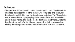 introduction to java Multithreading presentation.pptx