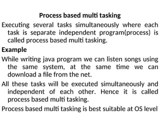 multhi threading concept in oops through java | PPT
