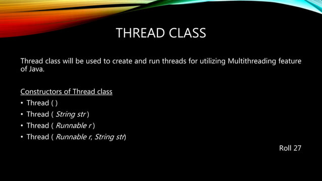 Multithreading and deadlock | PPT