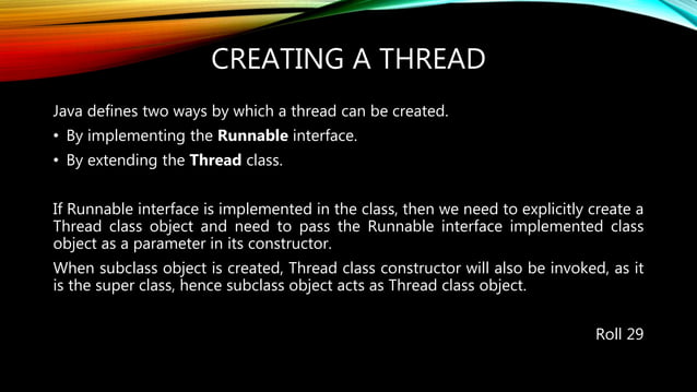 Multithreading And Deadlock Ppt