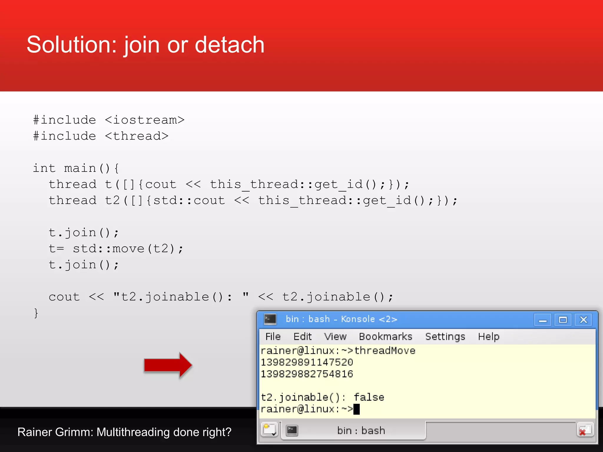 Multithreading done right | PPT