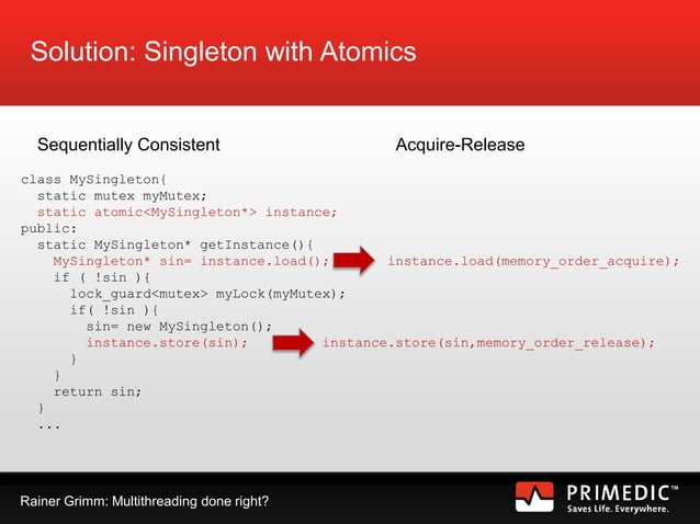 Multithreading done right | PPT