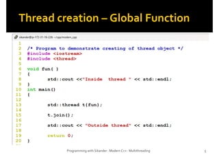 Multithreading_in_C++ - std::thread, race condition | PDF