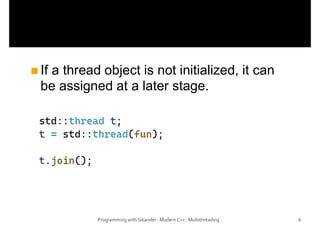 Multithreading_in_C++ - std::thread, race condition | PDF