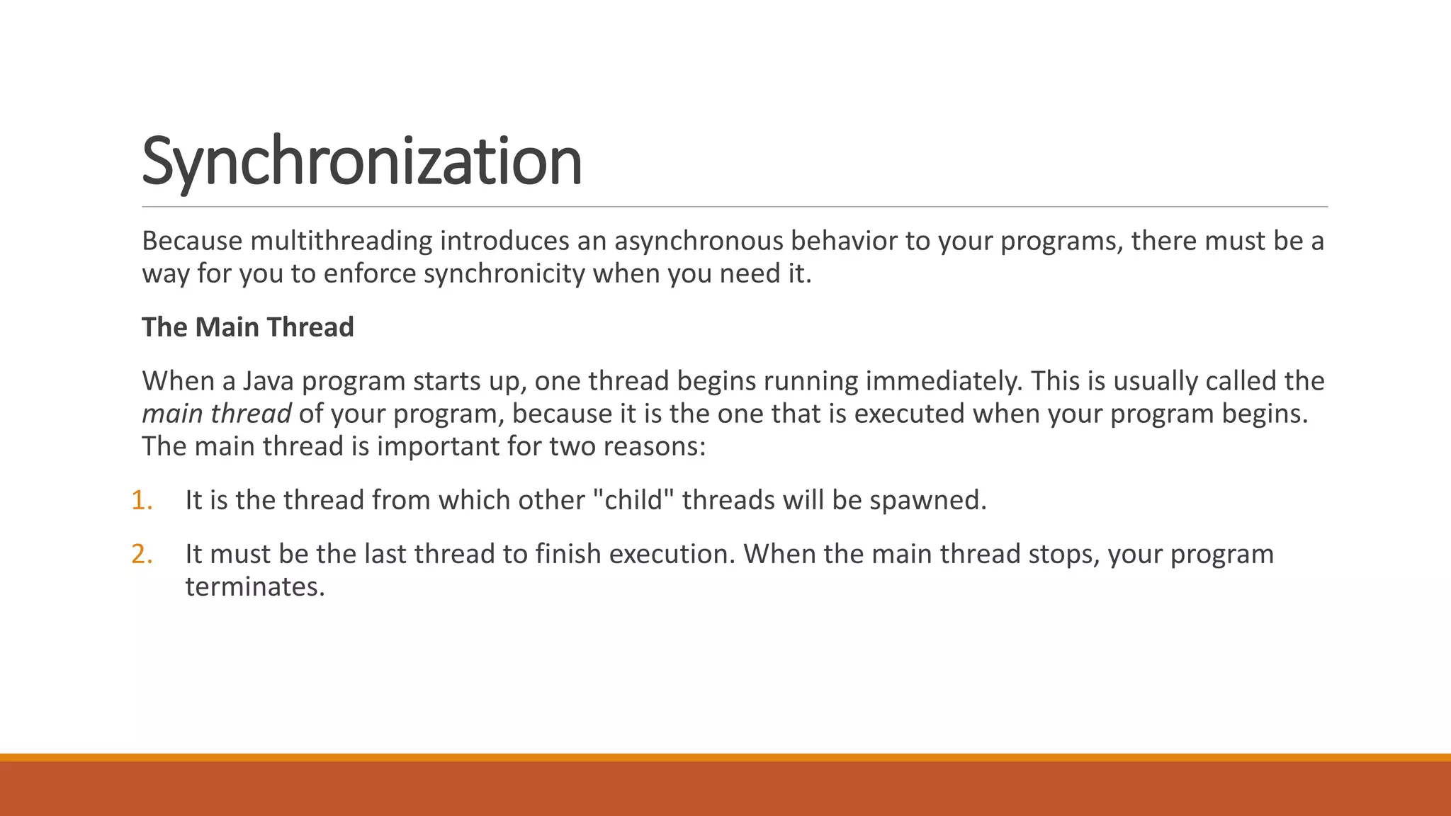 Multithreading in java | PPTX