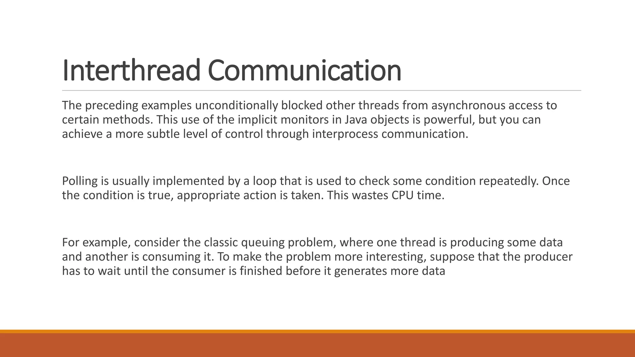 Multithreading in java | PPTX | Operating Systems | Computer Software and Applications
