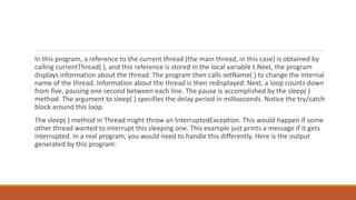 Multithreading in java | PPTX