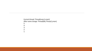 Multithreading in java | PPTX