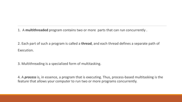 Multithreading In Java Pptx Operating Systems Computer Software And Applications