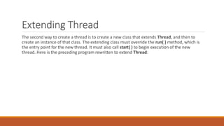 Multithreading in java | PPTX | Operating Systems | Computer Software and Applications