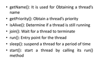 Multithreading in java | PPT