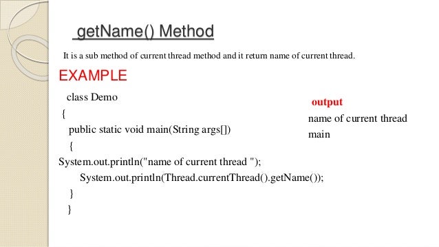 Multithreading in java