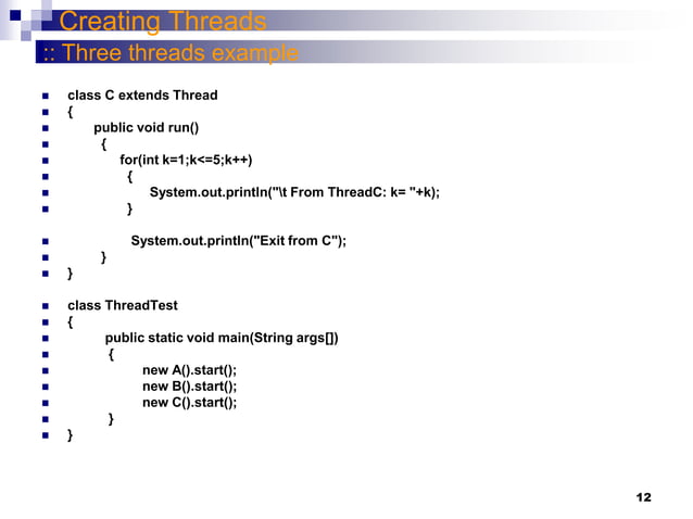 multithreading, creating a thread and life cycle in java.ppt multithreading, creating a thread and life cycle in java.ppt