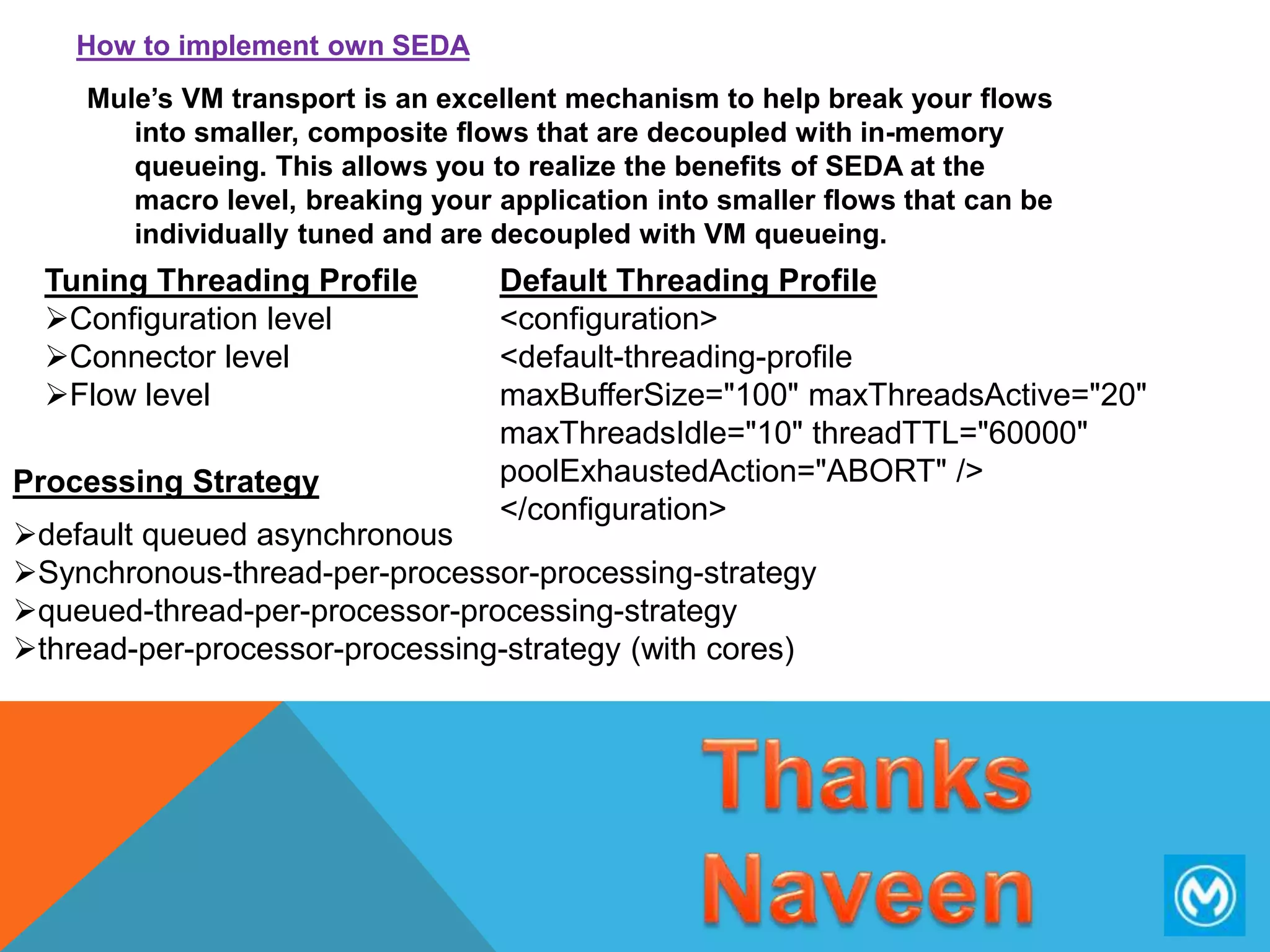 Thread Management In Mule | PPTX | Computer Networking | Computing