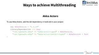 Multithreading in Scala | PPT
