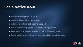 Multithreading in Scala Native, Scalar.pptx | Programming Languages | Computing