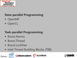 Multithreading with Boost Thread and Intel TBB | PPT