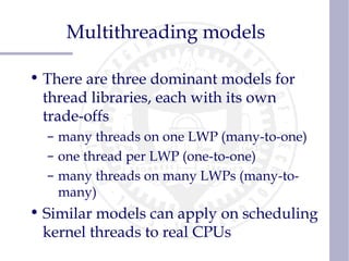 Multithreading models | PPT