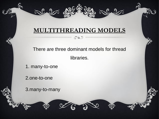 Multi threading models(operating systems) | PPT | Operating Systems | Computer Software and ...