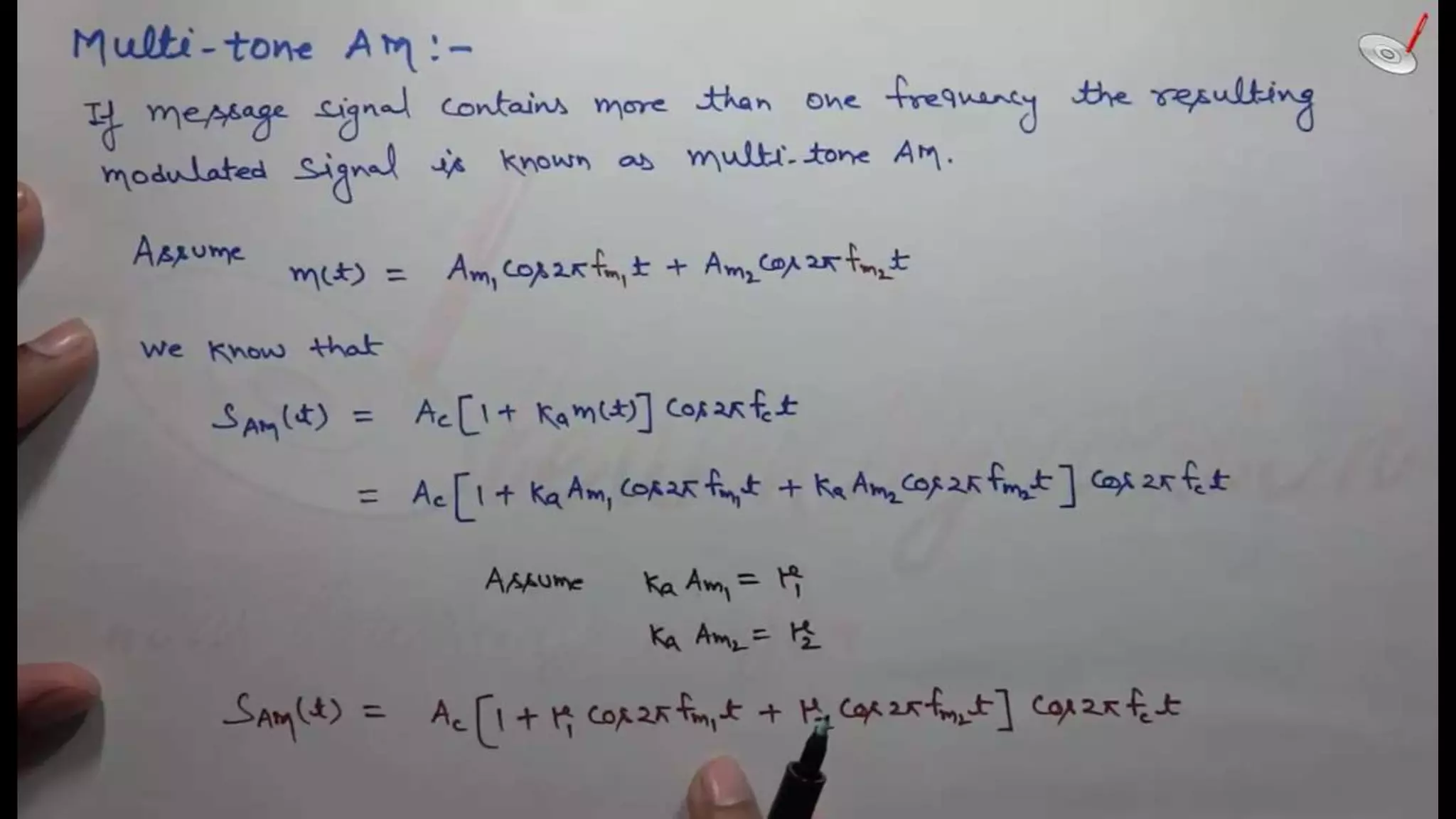 Multi tone am | Communication Systems | PPTX