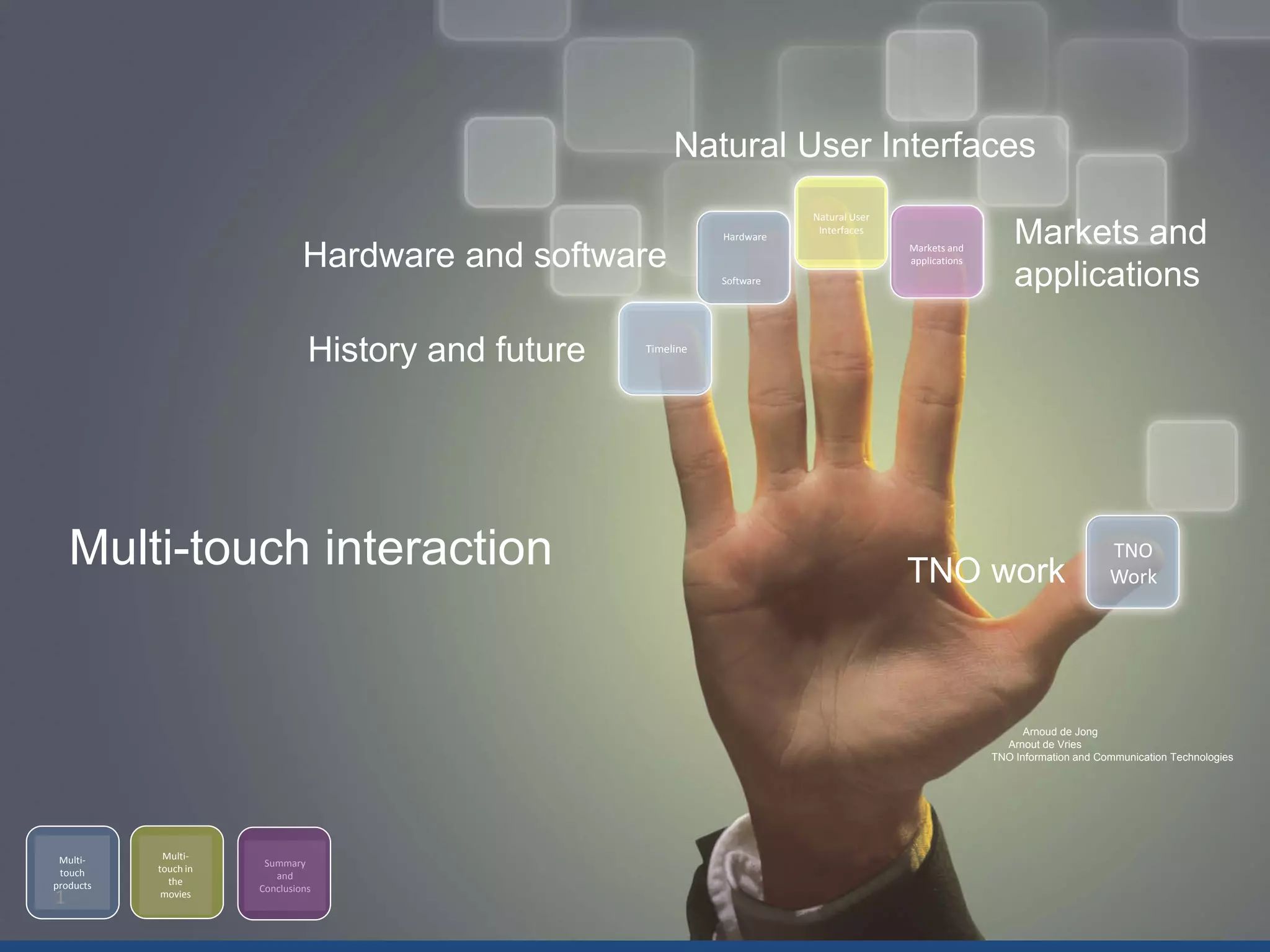 Multi-Touch Interaction Overview | PDF