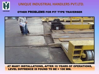Multi track pit traverser vs 2 track Surface Traverser with Slightly ...